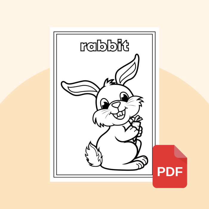 30+ Printable Wild Animals Coloring Book for Kids in PDF