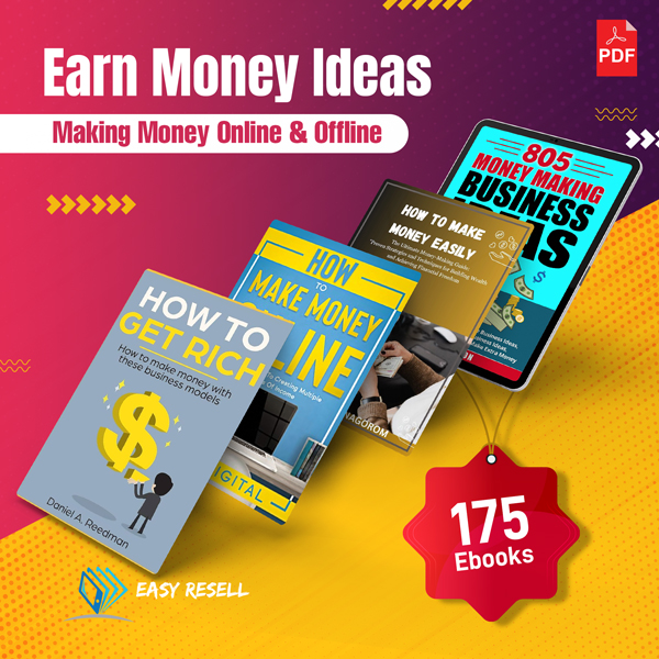 Easy Resell: 175 Money Making eBooks Bundle